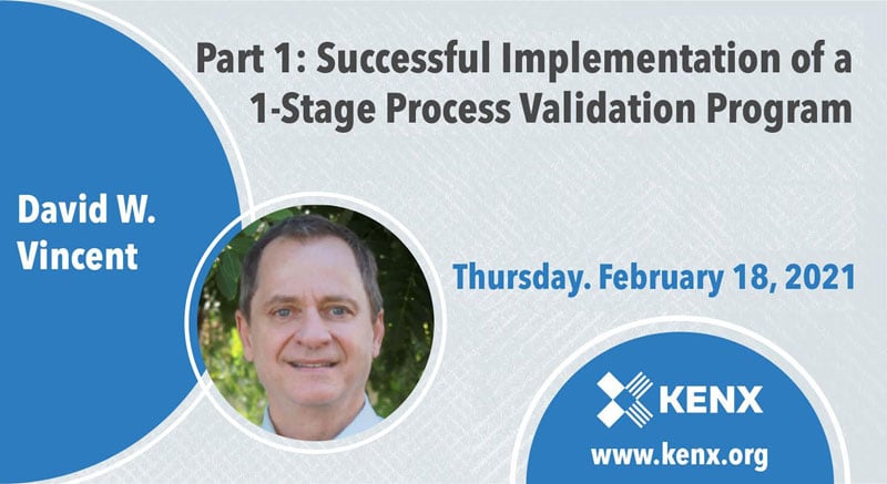 Implementing a 1-Stage Process Validation Program
